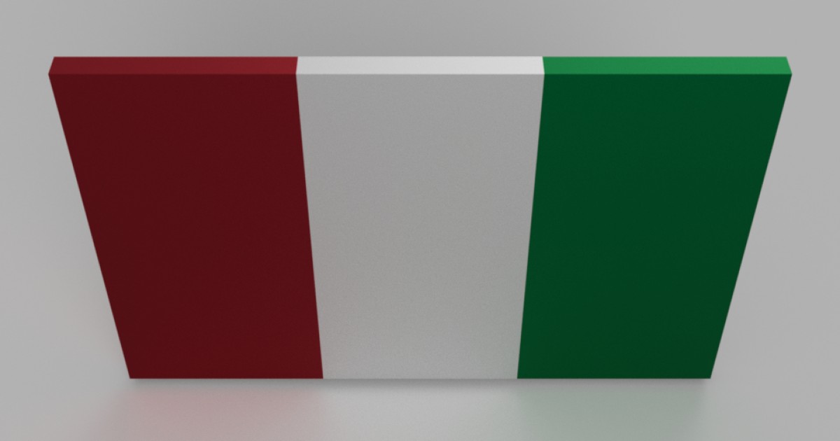 Italy 3d flag | Autodesk Community Gallery