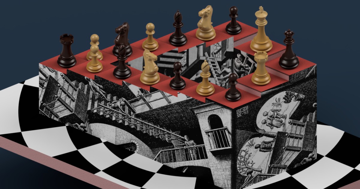 Impossible staircase - Penrose steps | Autodesk Community Gallery