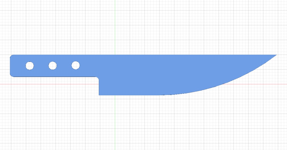 Simple Knife Design | Autodesk Community Gallery