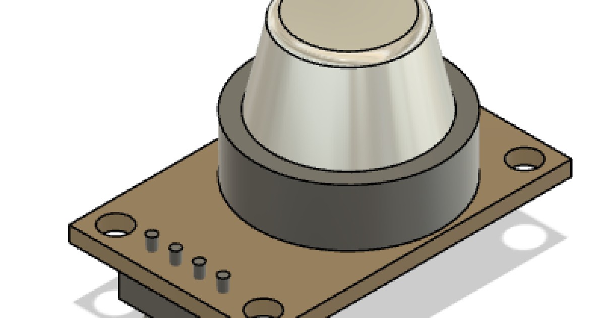 Gas sensor pcb module Arduino | Autodesk Community Gallery