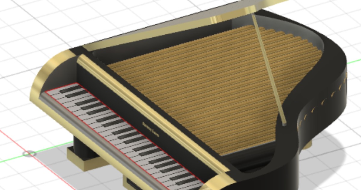 grand piano | Autodesk Community Gallery