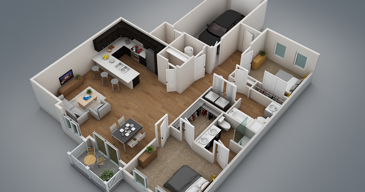 3D floor plans | Autodesk Community Gallery