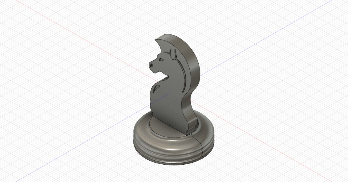 Knight Chess Piece | Autodesk Community Gallery