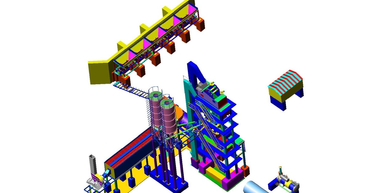 asphalt plant 3d modeling | Autodesk Community Gallery