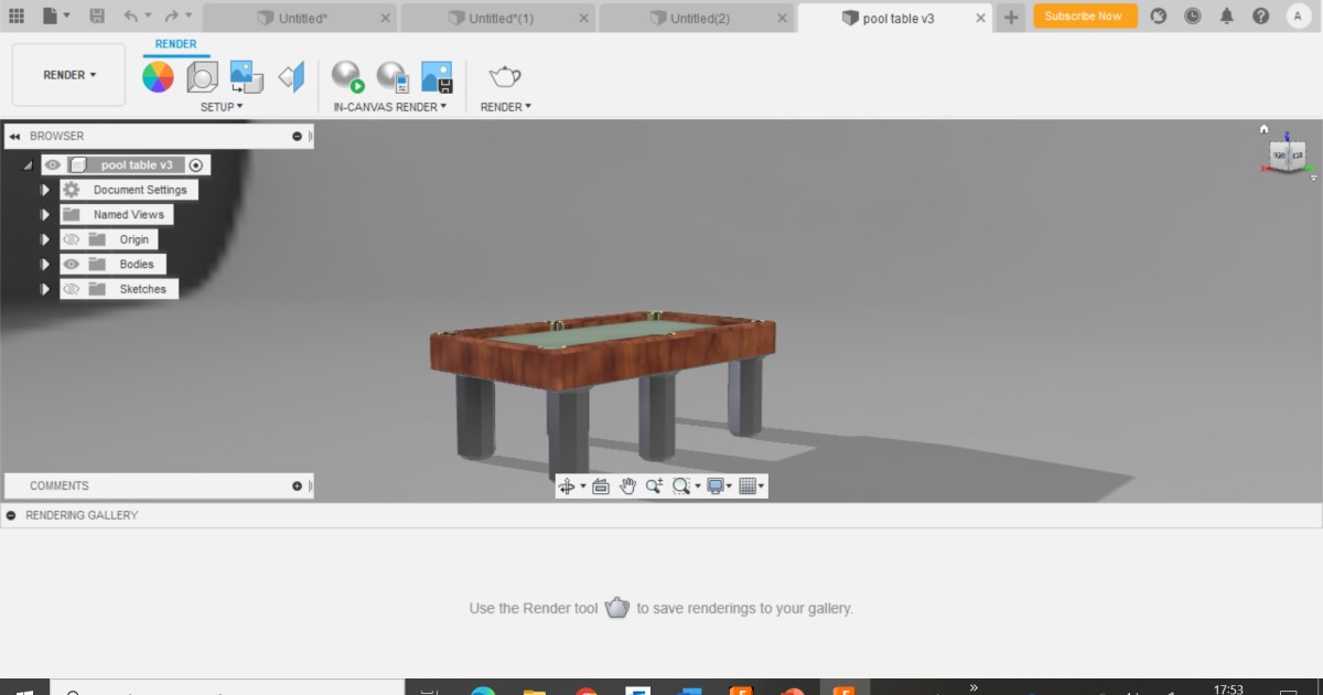 Pool Table | Autodesk Community Gallery
