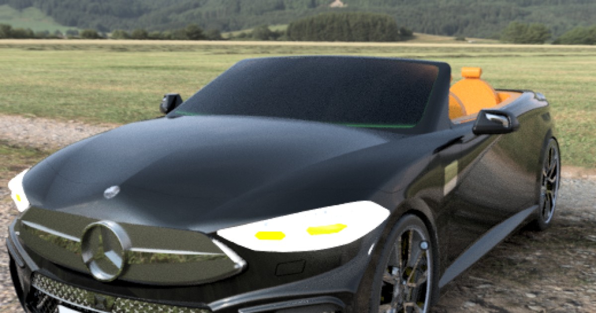 Mercedes-Benz C-Class Cabriolet | Autodesk Community Gallery