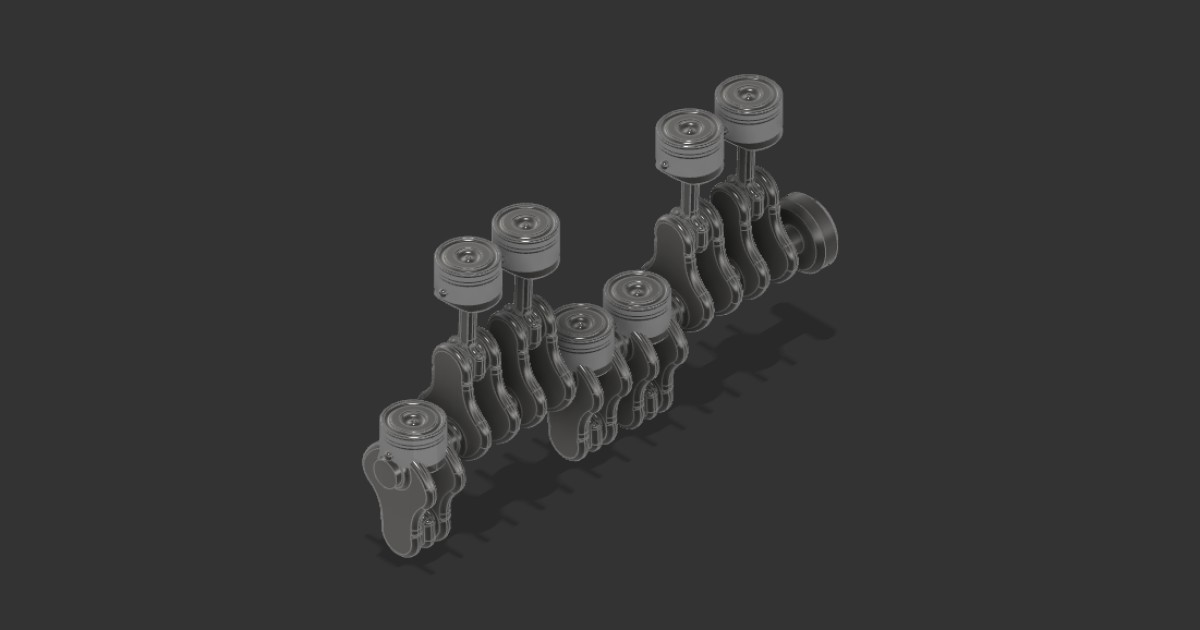 INLINE 7 ENGINE COMPONENT | Autodesk Community Gallery