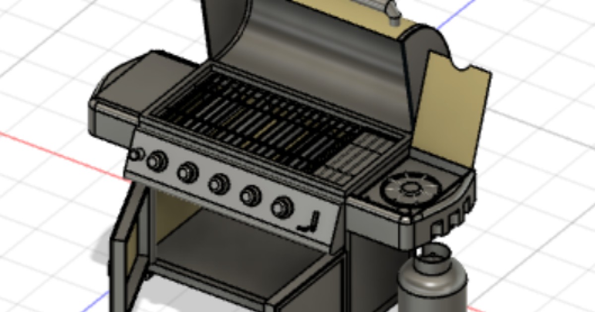Weber gas BBQ | Autodesk Community Gallery