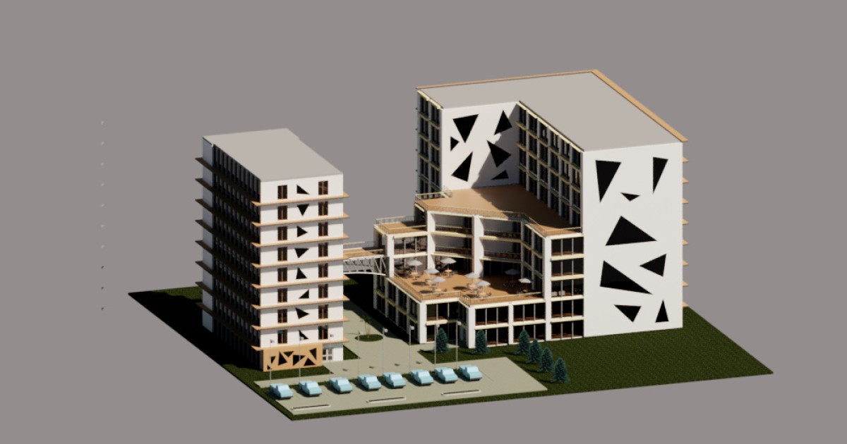 Tarea de edificios diseño fachada y exteriores Anthony Carrera | Autodesk Community Gallery