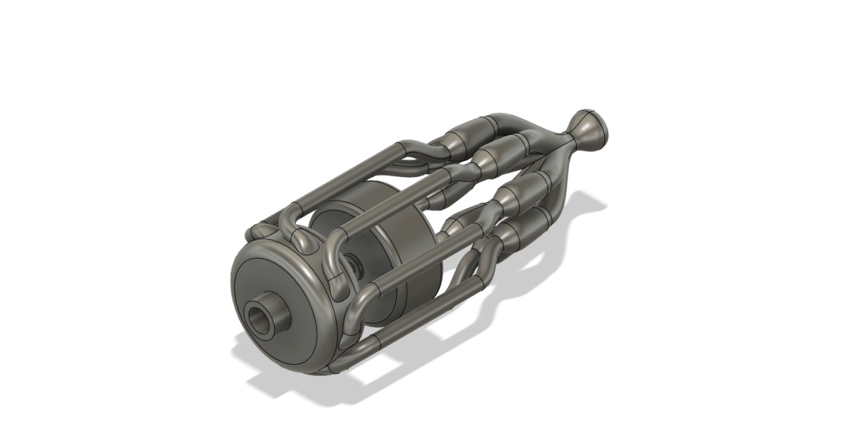 Hybrid Jet Engine with Tesla Turbine | Autodesk Community Gallery