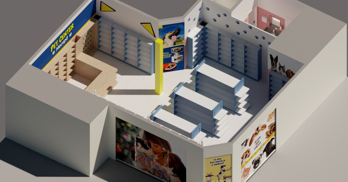 PROJETO ARQUITETÔNICO - PETSHOP PET CENTER MACAPÁ | Autodesk Community ...