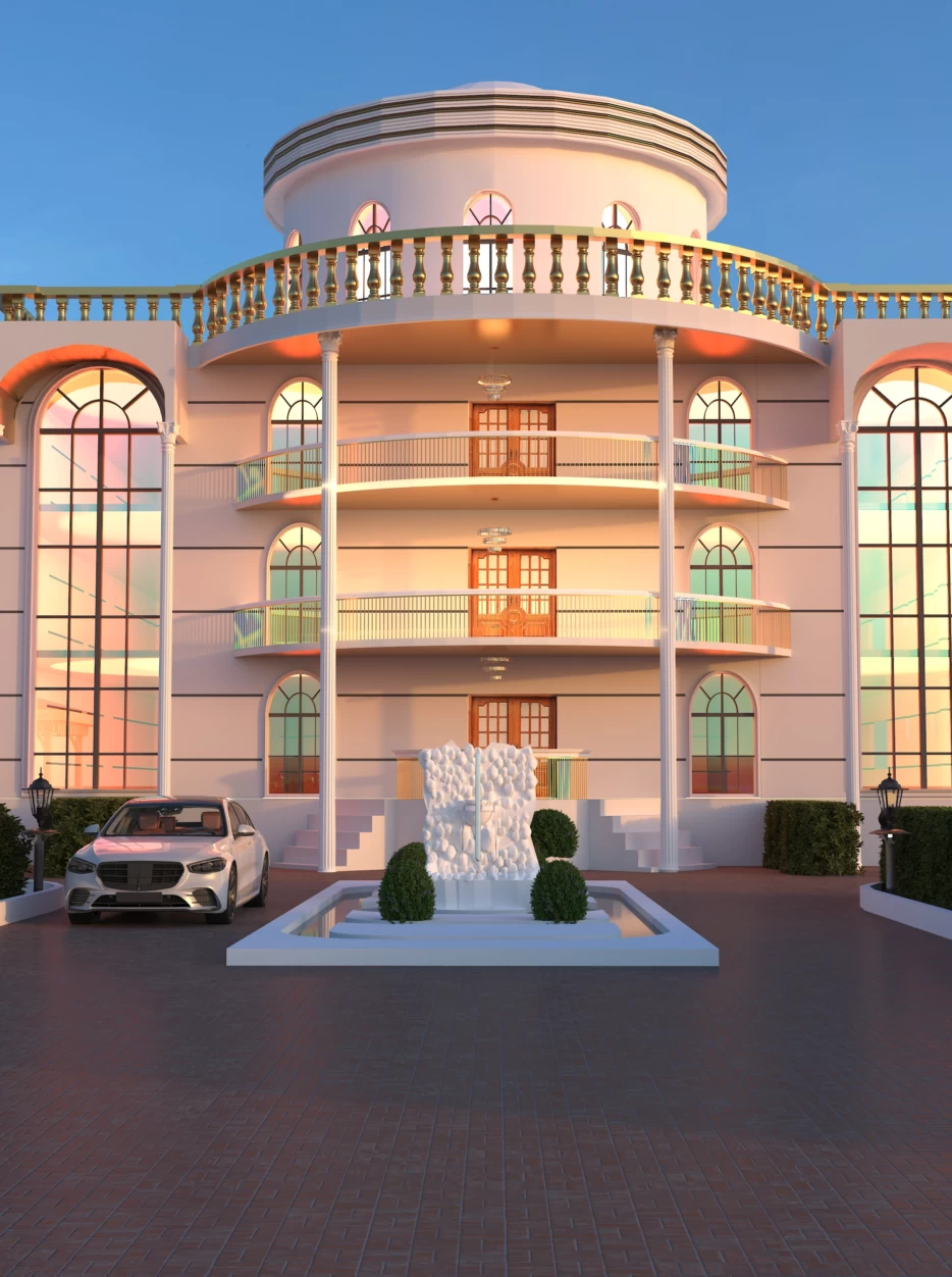 3D rendering of a backyard landscape | Autodesk Community Gallery