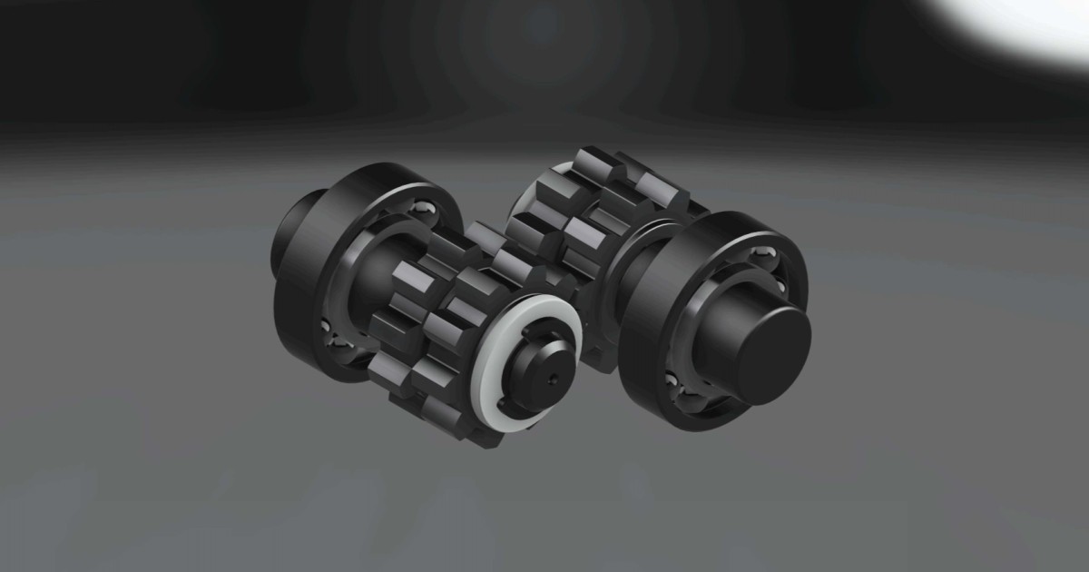 Overlap double gears | Autodesk Community Gallery