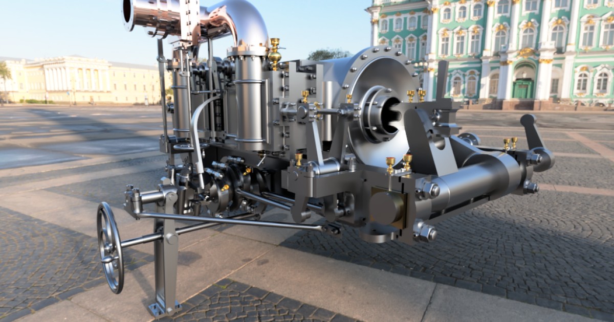 USS Monitor Steam Engine | Autodesk Community Gallery