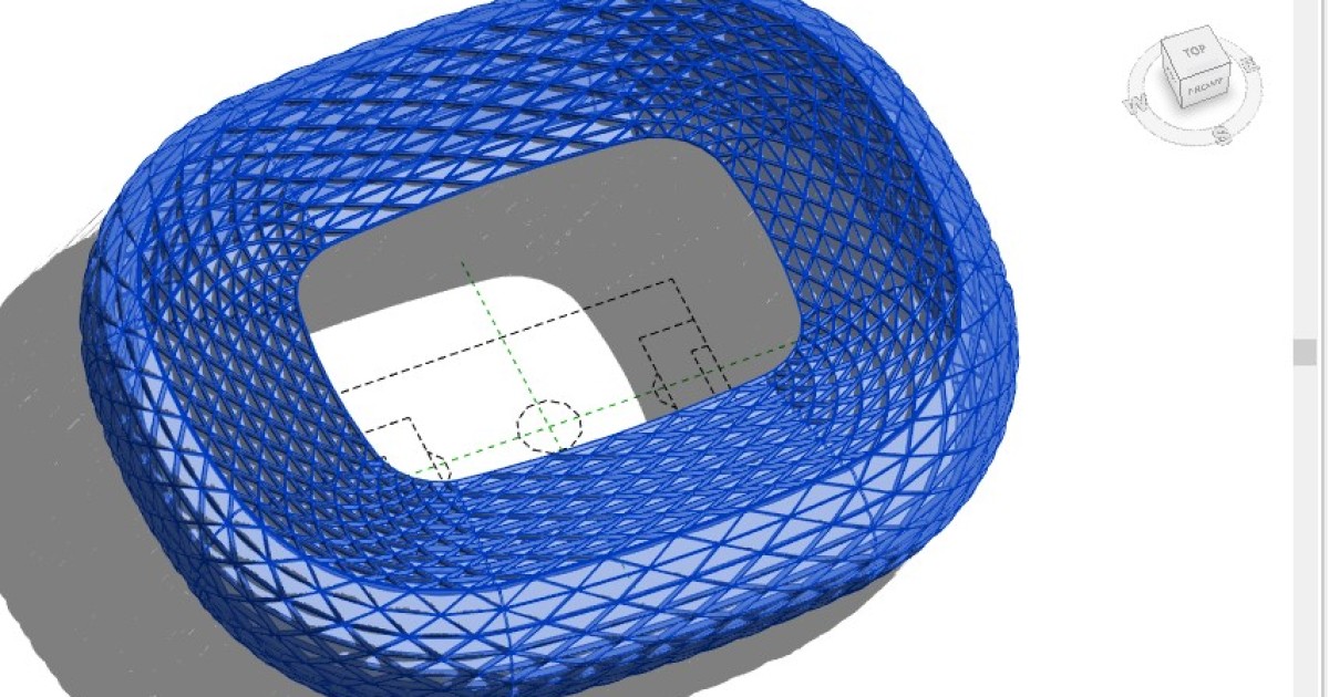 Inflatable Parametric Geometry in Revit, Inspired by Allianz Arena | Autodesk Community Gallery