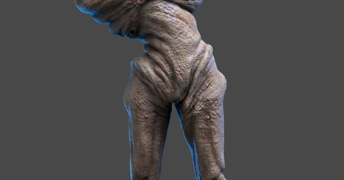 Armless Man -Digital Sculpture by Surajit Sen | Autodesk Community Gallery