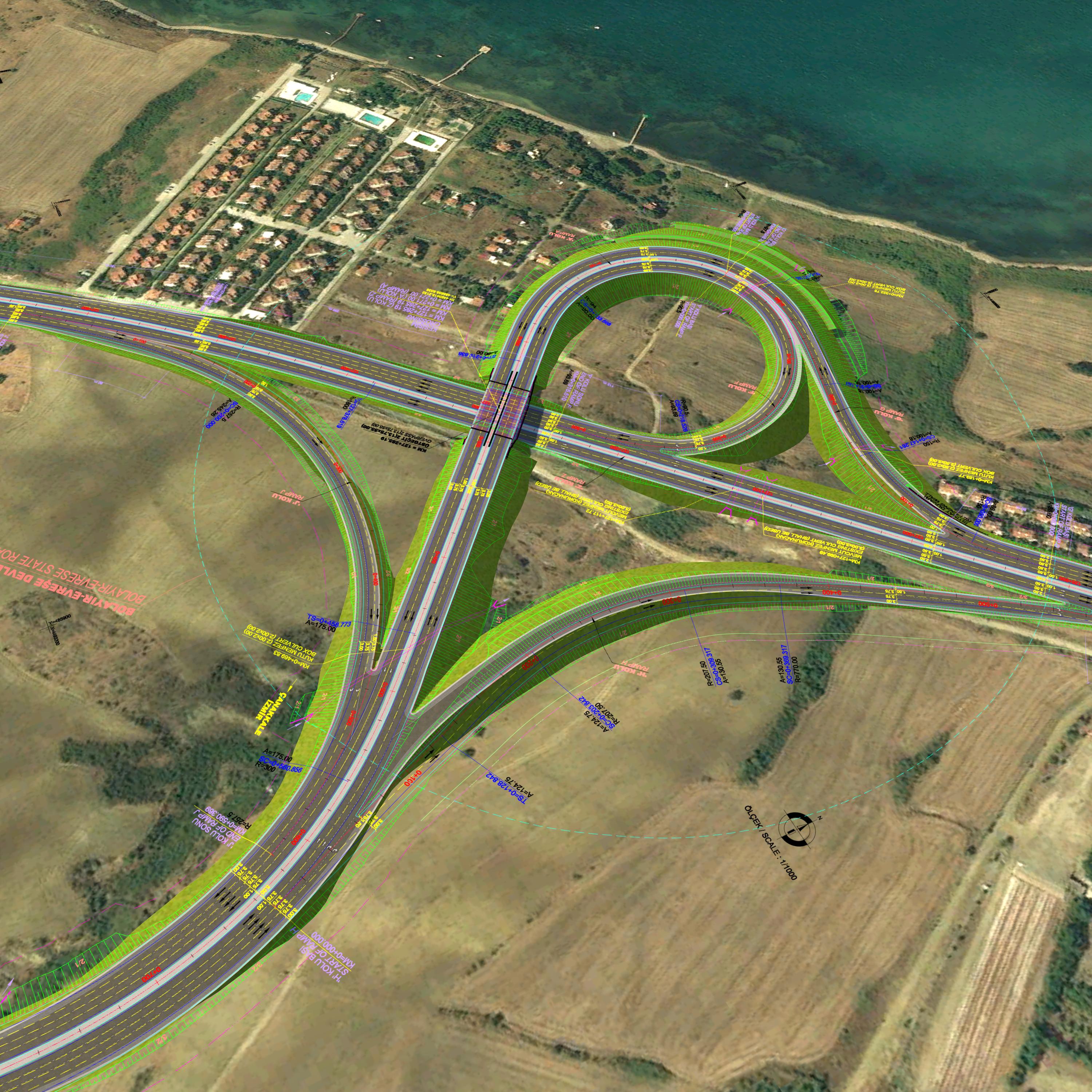 Trumpet Interchange Diagram