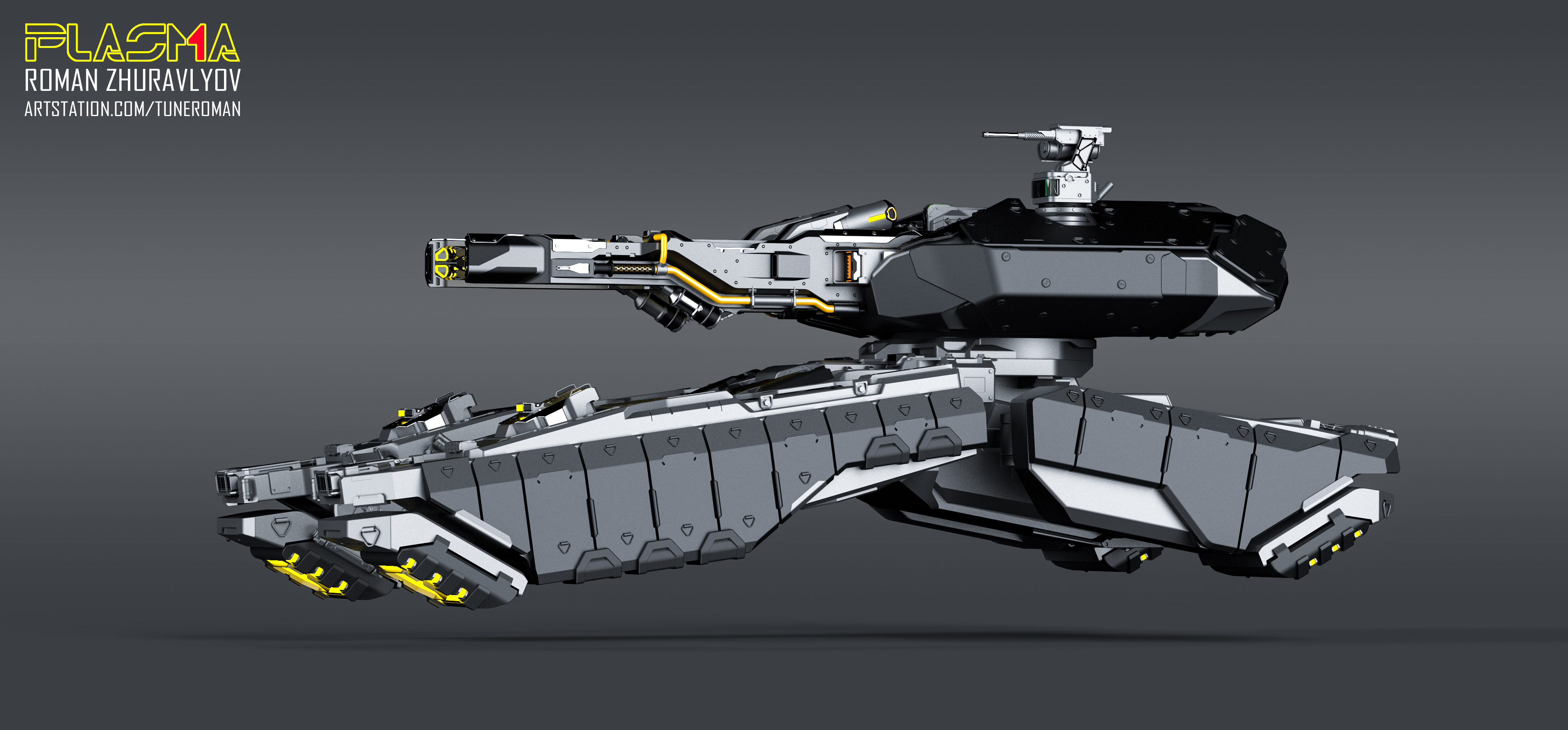 Futuristic Hover Tank Forth Jumper Tank (Secondary Mode Is Teleport)
