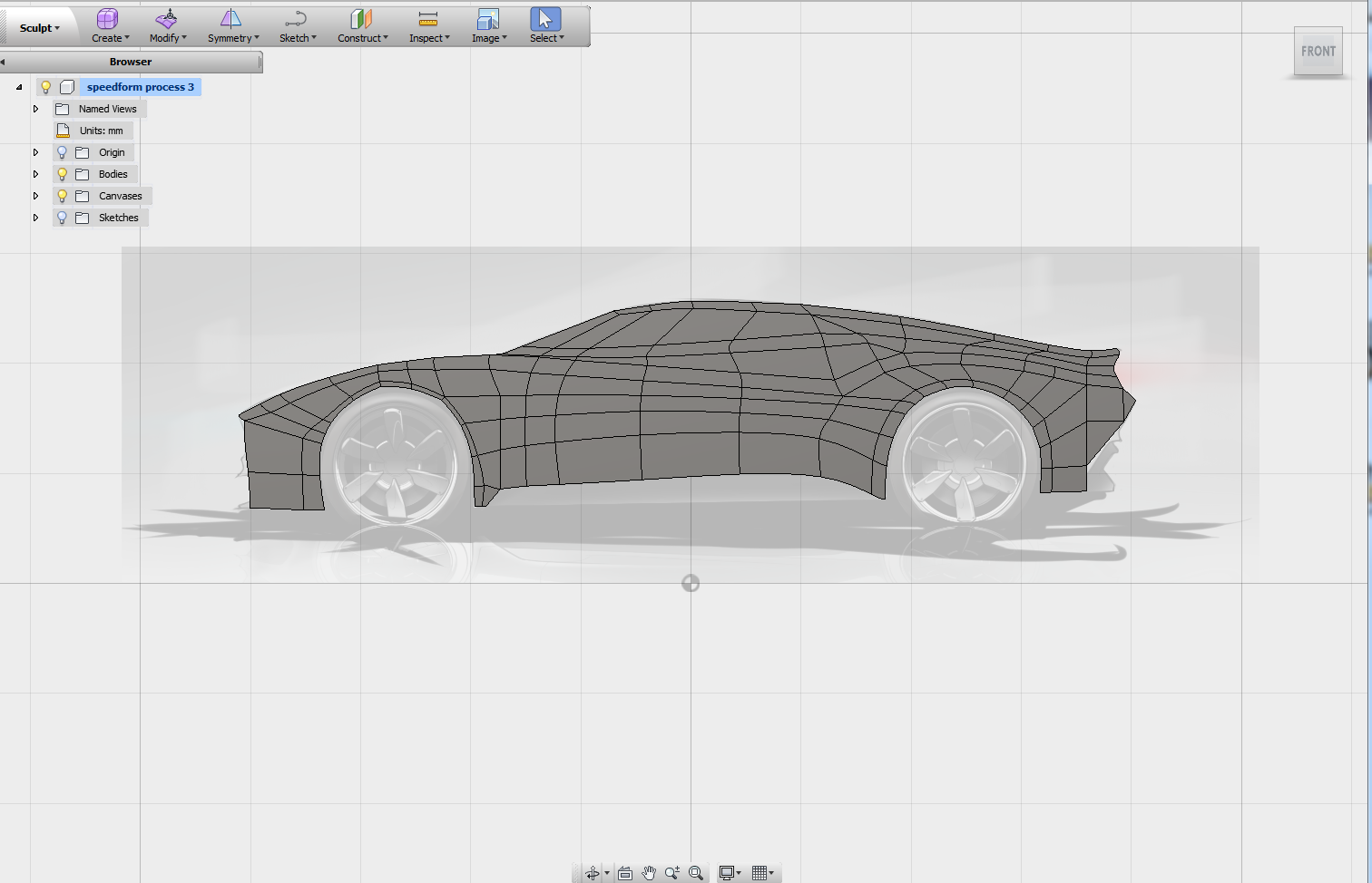Autocad Car Design