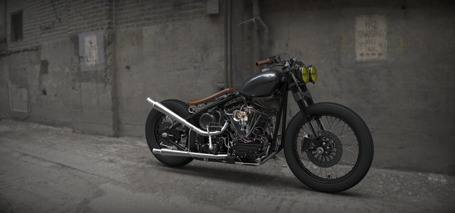 Custom Bobber Choppers Wallpaper